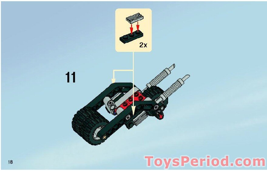 LEGO 7886 The Batcycle: Harley Quinn's Hammer Truck Instructions and ...