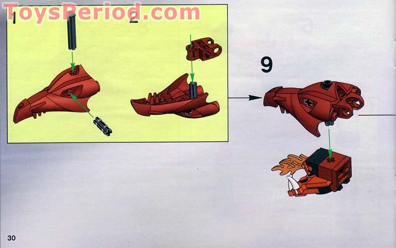 LEGO 7017 Viking Catapult Versus Nidhogg Dragon Instructions and Parts List