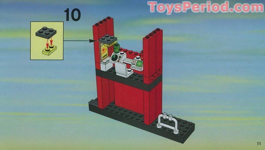 LEGO 7240 Fire Station Instructions and Parts List