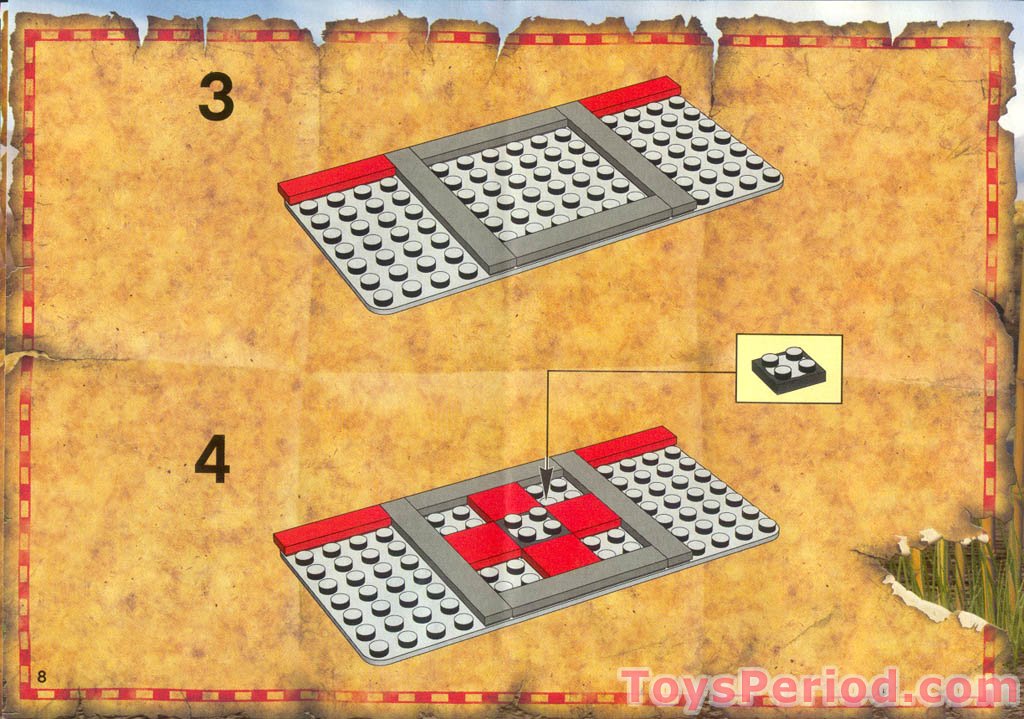 LEGO 7413 Passage of Jun-Chi Instructions and Parts List
