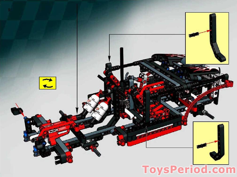 LEGO 8682 Nitro Intimidator Instructions and Parts List