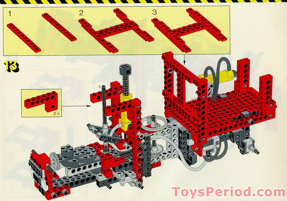 LEGO 8854 Power Crane Instructions and Parts List