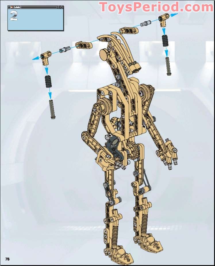 LEGO 8001 Battle Droid Set Parts Inventory and Instructions - LEGO ...