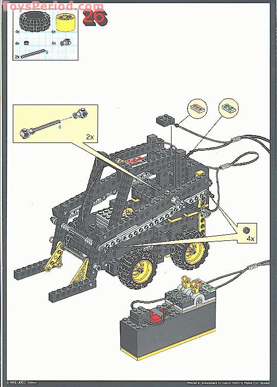 LEGO 8082 Multi Control Set Instructions and Parts List