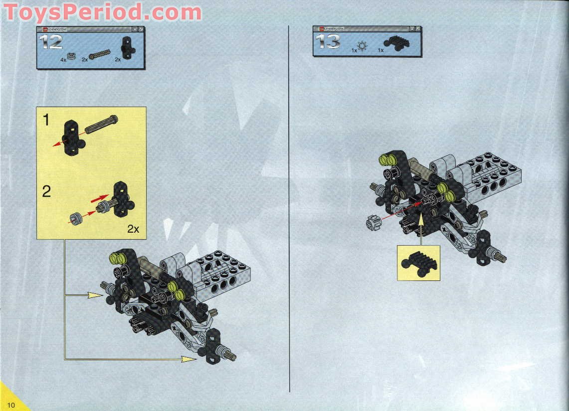 LEGO 8465 Extreme Off-Roader Instructions and Parts List