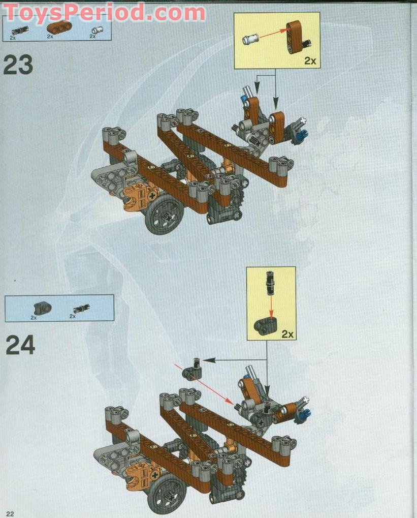 LEGO 8595 Takua and Pewku Instructions and Parts List