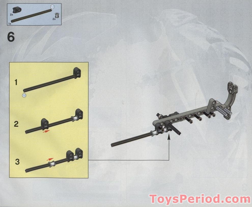 LEGO 8596 Takanuva Instructions and Parts List