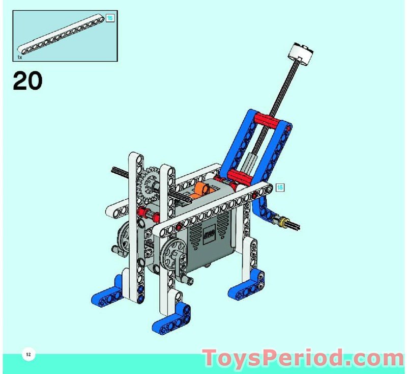 LEGO 9686-1 Simple and Motorized Mechanisms Base Set Set Parts Inventory and Instructions - LEGO ...
