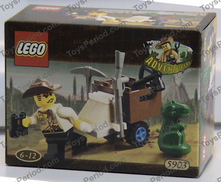 LEGO 5903 Johnny Thunder and Baby T-Rex Instructions and Parts List