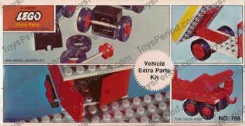 LEGO 166-2 Vehicles Accessory Pack Set Parts List