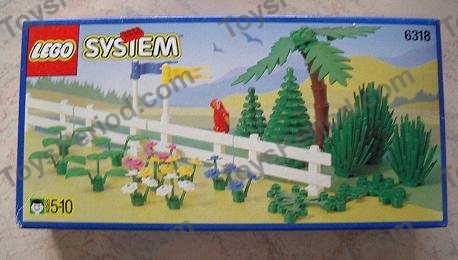 LEGO 6318 Flowers, Trees and Fences Instructions and Parts List