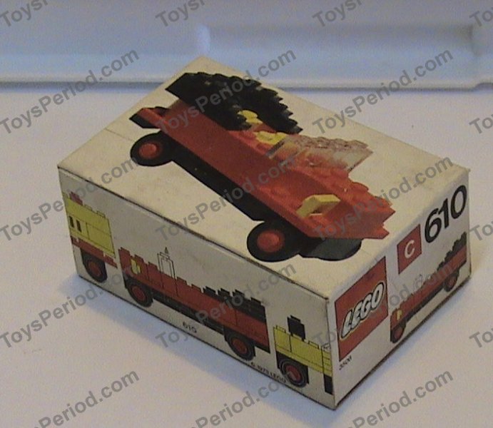 LEGO 610-1 Vintage Car Instructions and Parts List