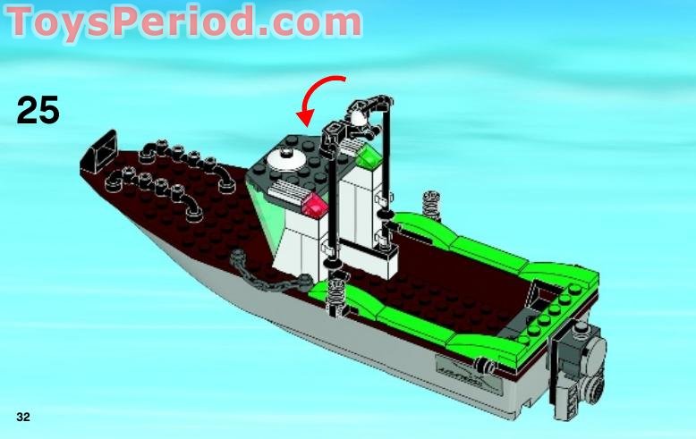 LEGO 60015 Coast Guard Plane Instructions and Parts List
