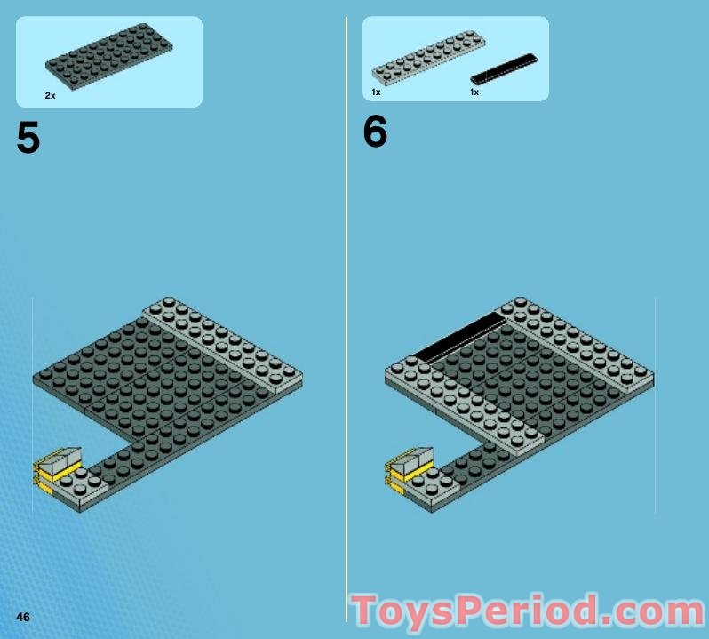 LEGO 6860 The Batcave Instructions and Parts List