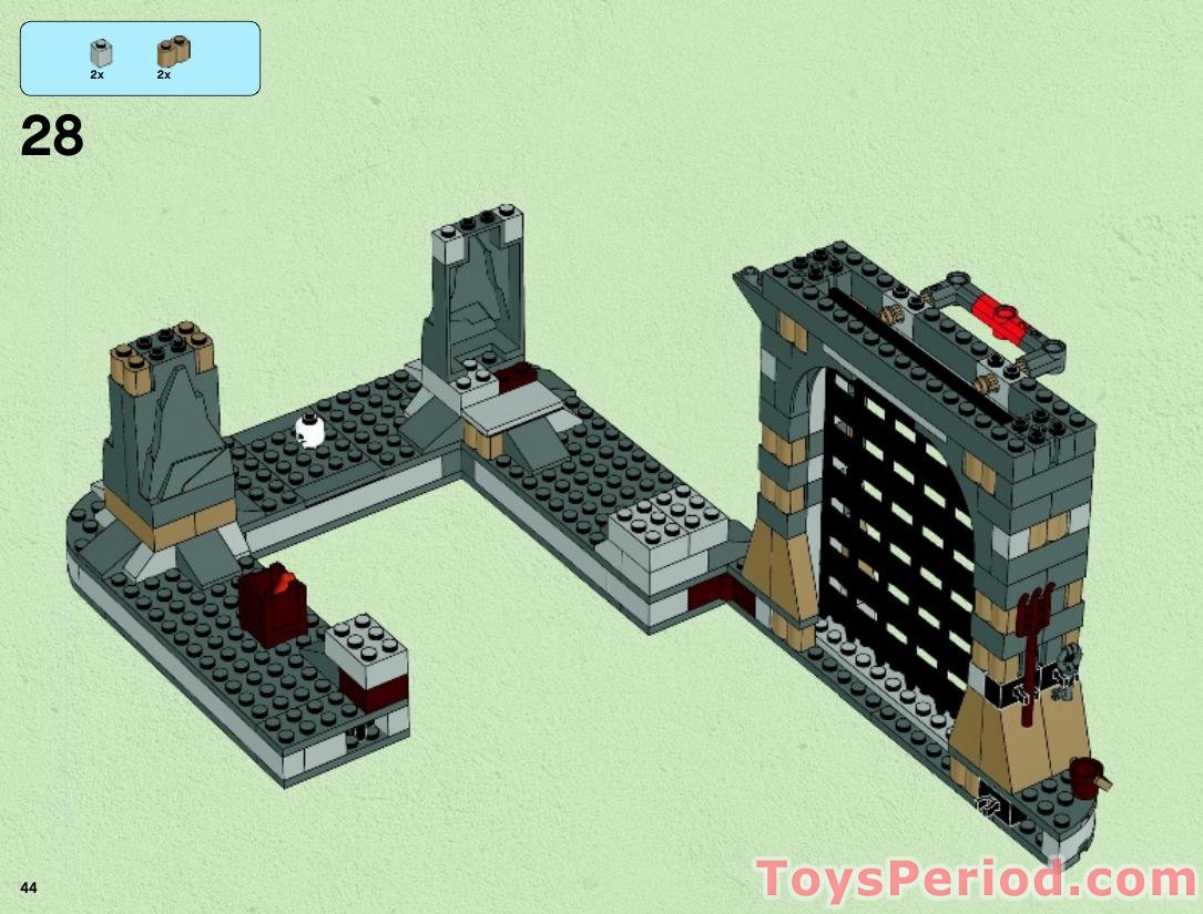 LEGO 75005 Rancor Pit Instructions and Parts List