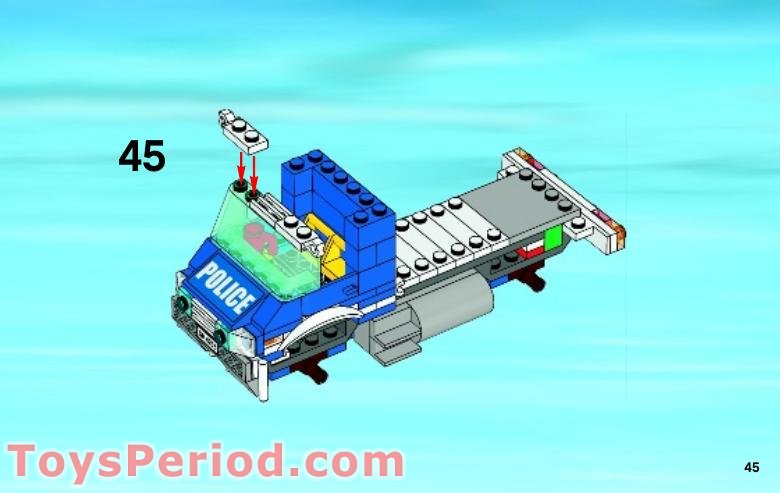 LEGO 4205 Off-road Command Center Instructions and Parts List