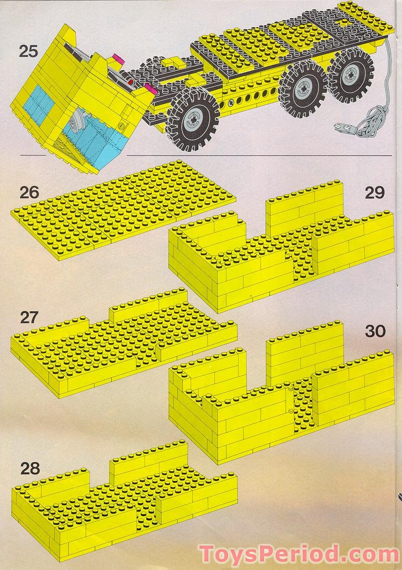 LEGO 744 Universal Building Set Instructions and Parts List