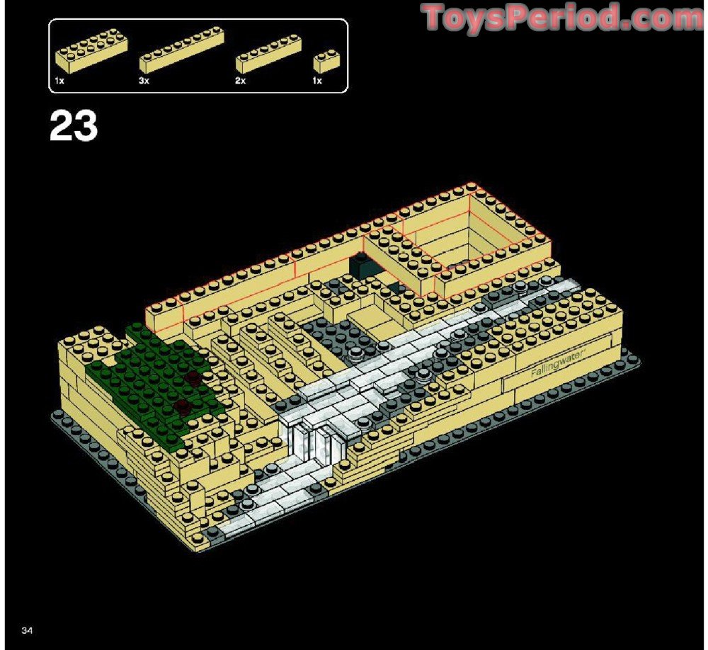 Falling Water Lego Architecture