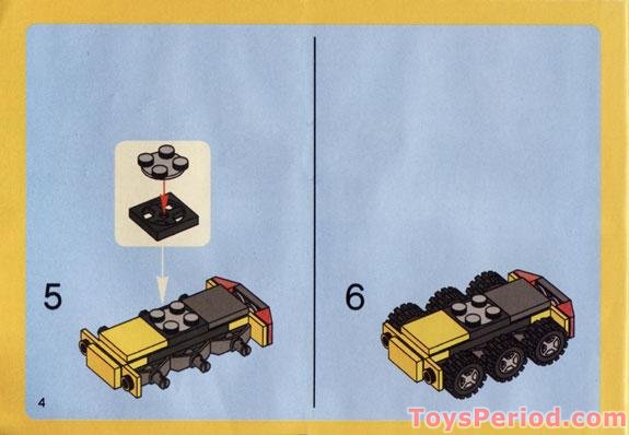 LEGO 4915 Mini Construction Instructions and Parts List