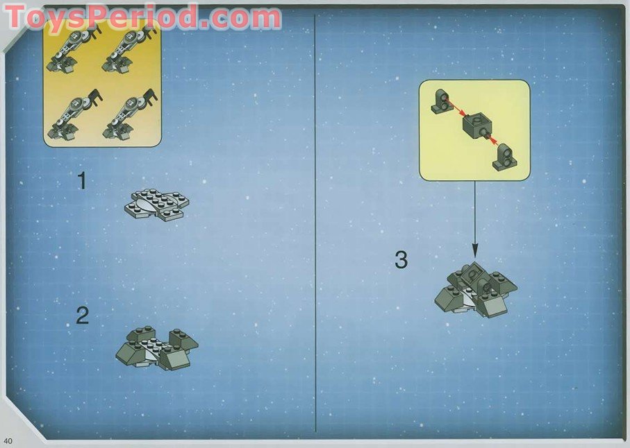 LEGO 4482 AT-TE Instructions and Parts List