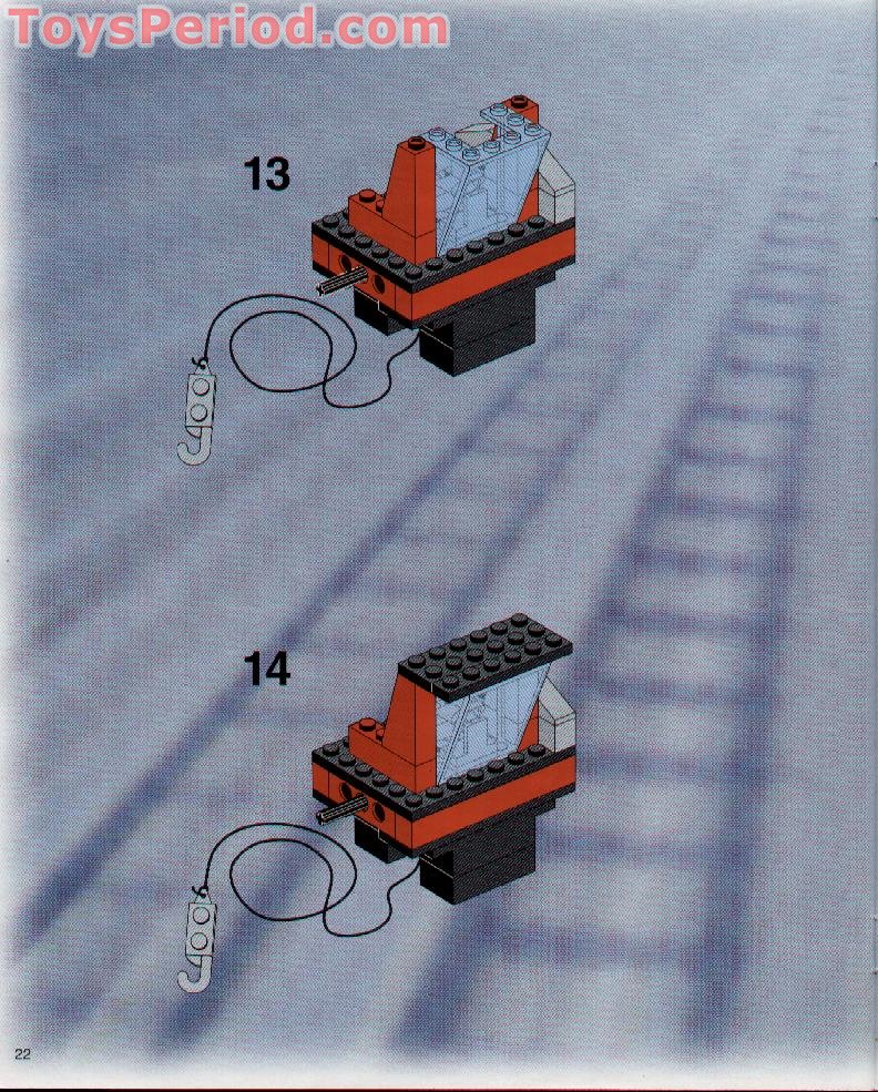 LEGO 4557 Freight Loading Station Instructions and Parts List