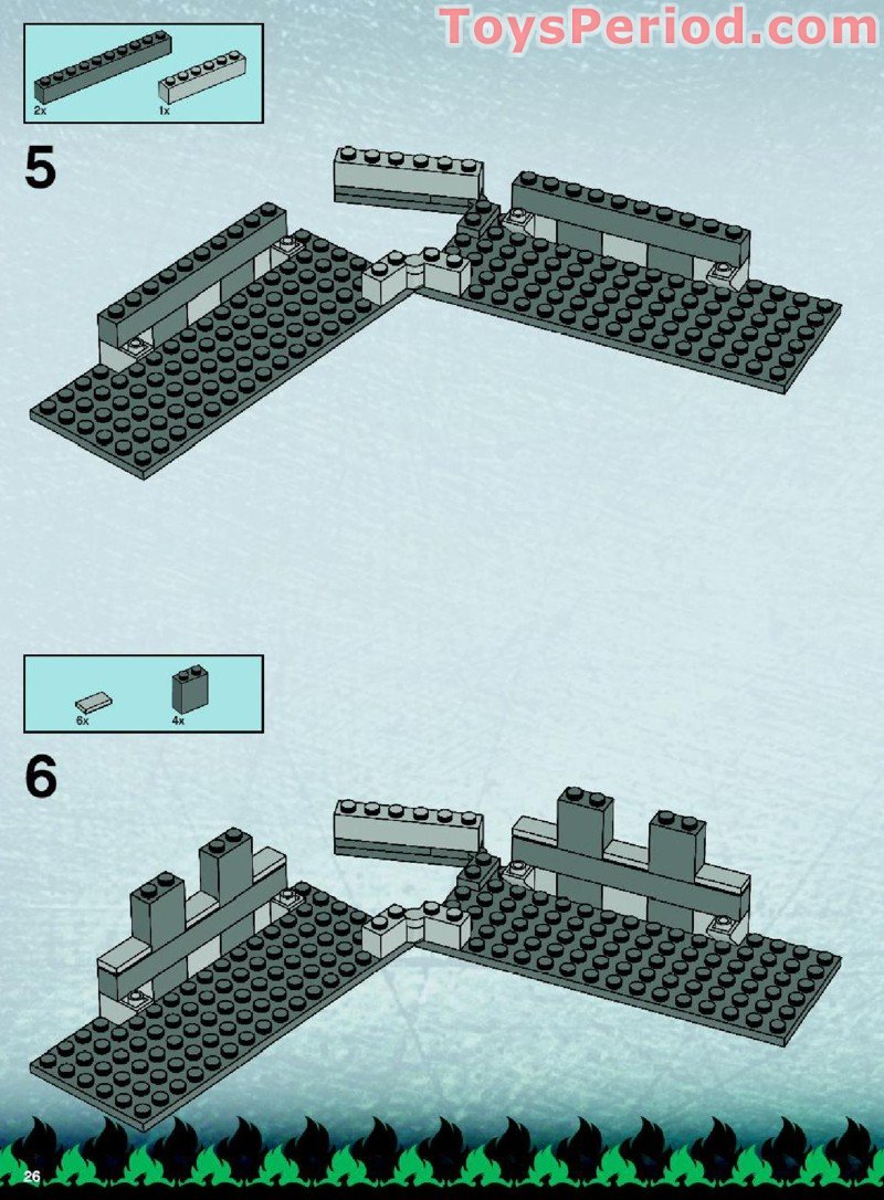 LEGO 5378 Hogwarts Castle (3rd Edition) Instructions and Parts List