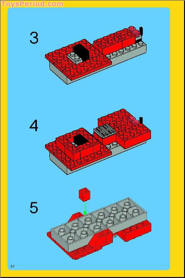LEGO 5483 Ready, Steady, Build and Race Instructions and Parts List