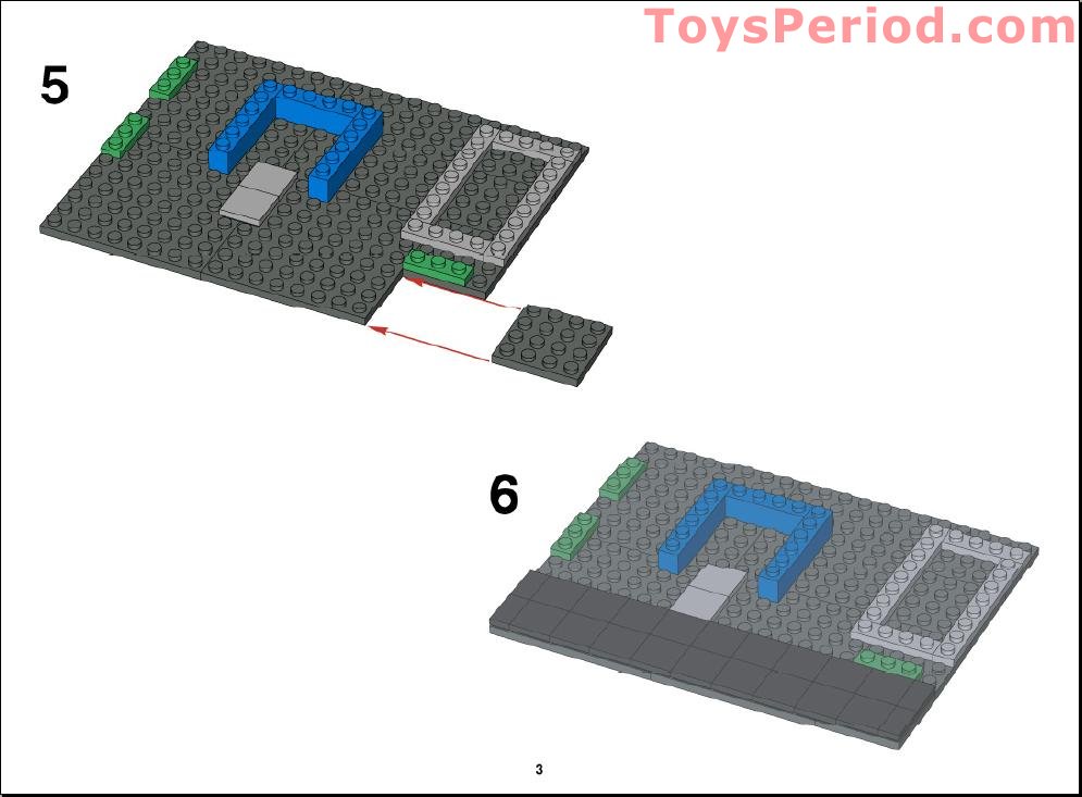 LEGO 5526 Skyline Instructions and Parts List