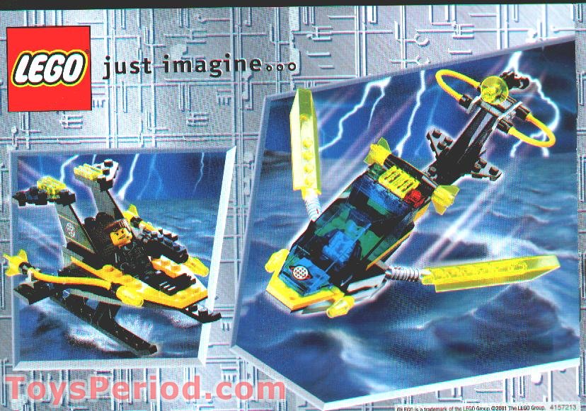LEGO 6773 Alpha Team Helicopter Instructions and Parts List