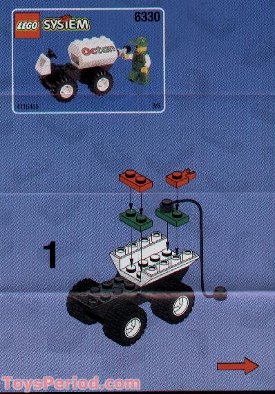 LEGO 6330 Cargo Center Instructions and Parts List