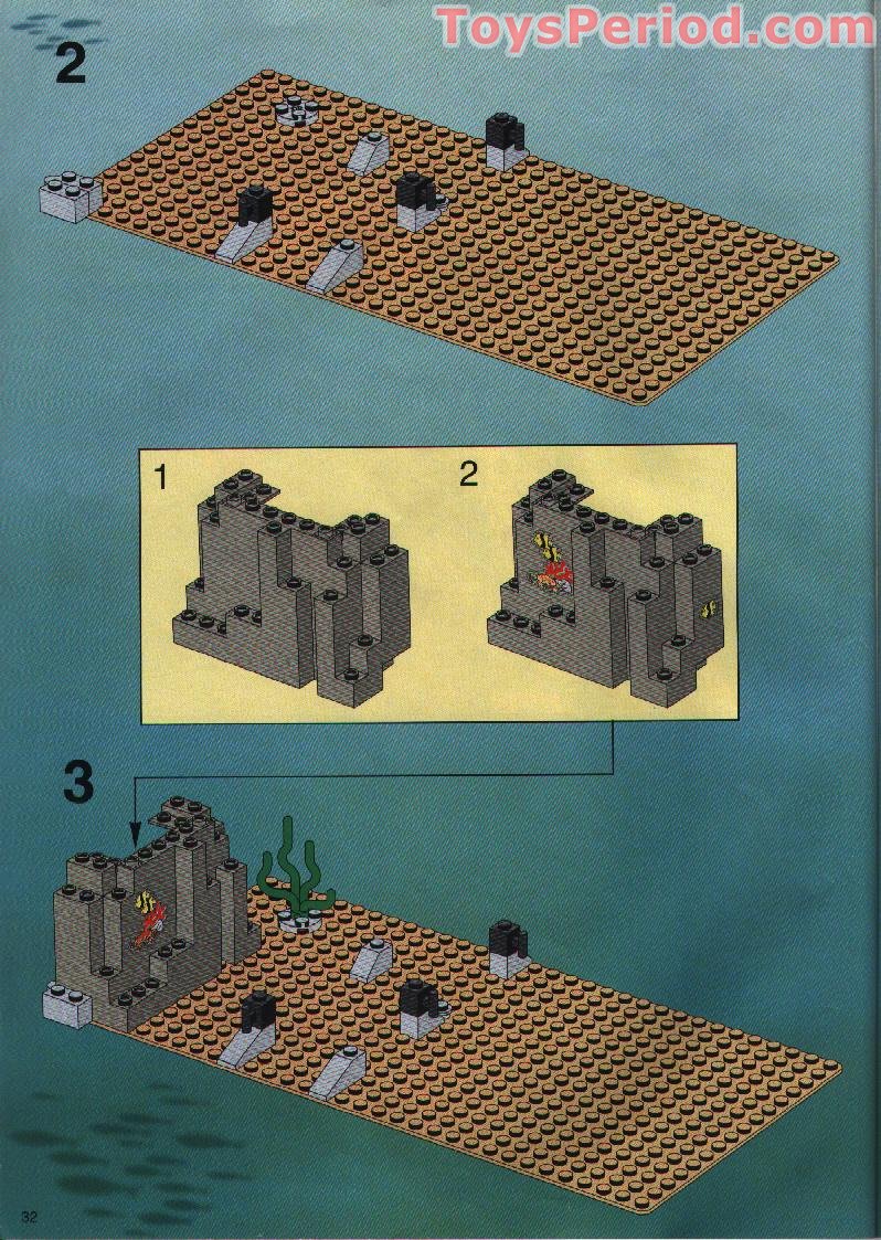 LEGO 6560 Diving Expedition Explorer Instructions and Parts List