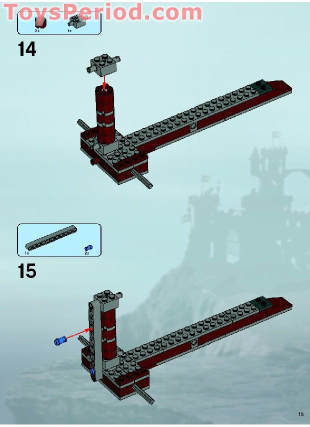 LEGO 7041 Troll Battle Wheel Instructions and Parts List