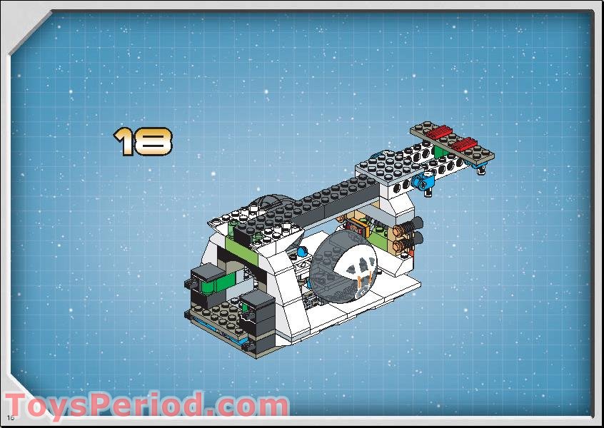 LEGO 7163 Republic Gunship Instructions and Parts List