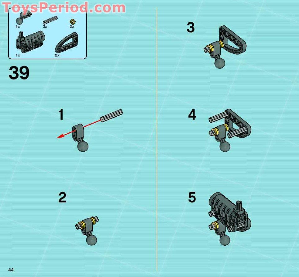 LEGO 8636 Mission 7: Deep Sea Quest Instructions and Parts List