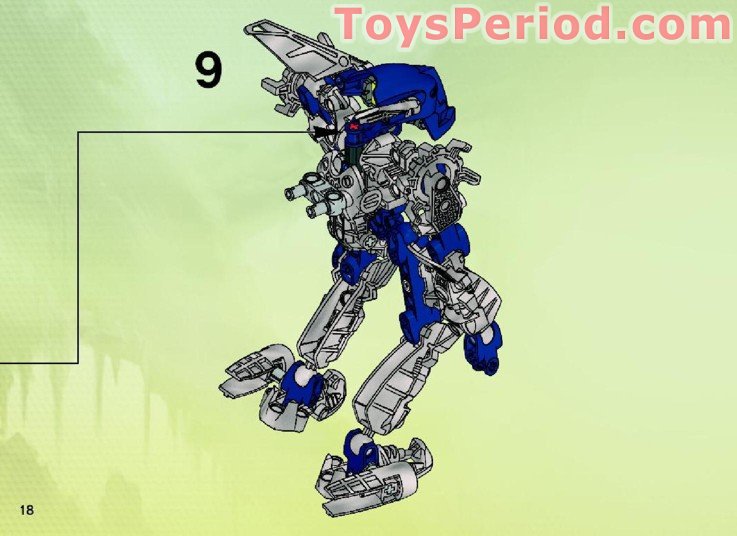LEGO 8688 Toa Gali Instructions and Parts List