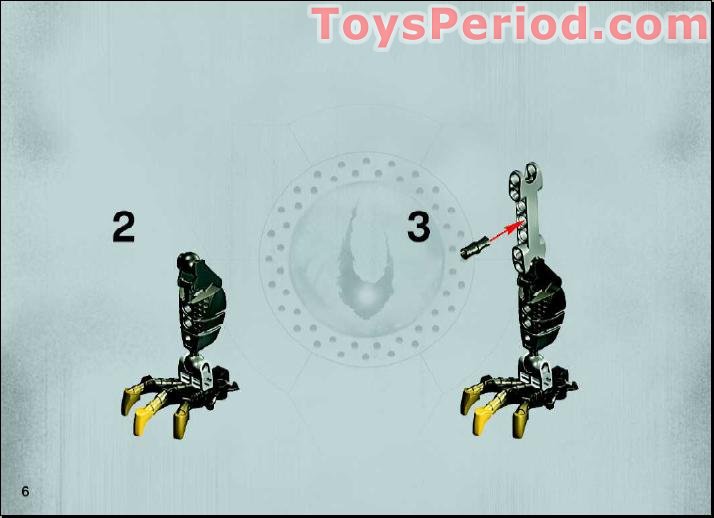 LEGO 8900 Reidak Instructions and Parts List