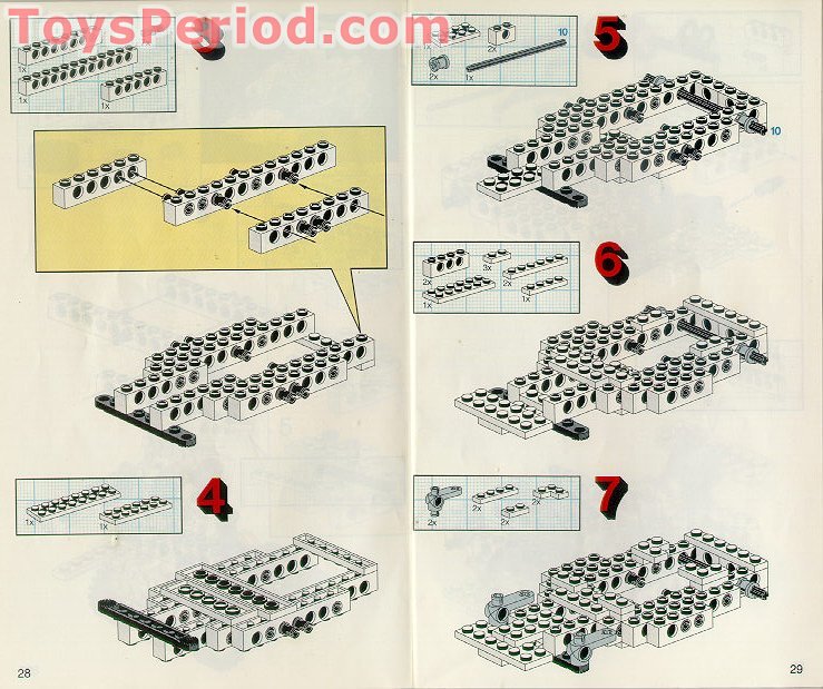 LEGO 8022 Technic Starter Set Instructions and Parts List