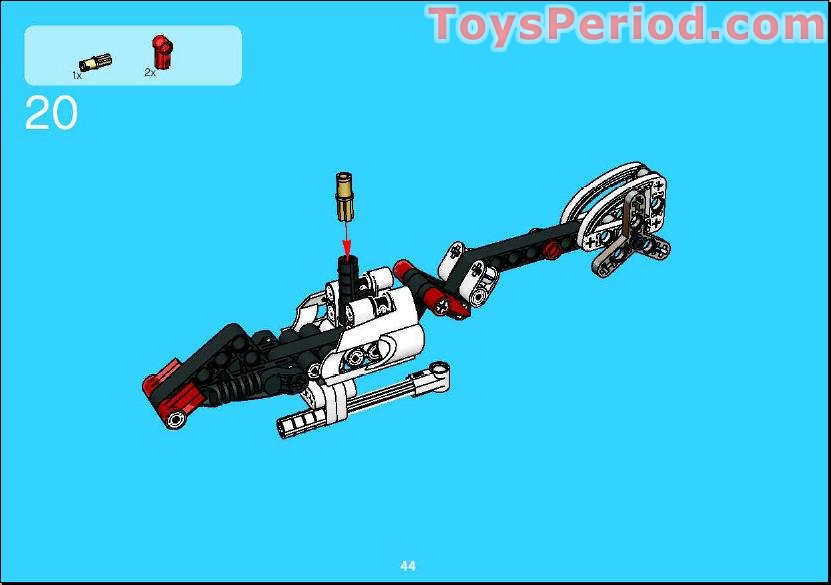 LEGO 8433 Cool Movers Instructions and Parts List