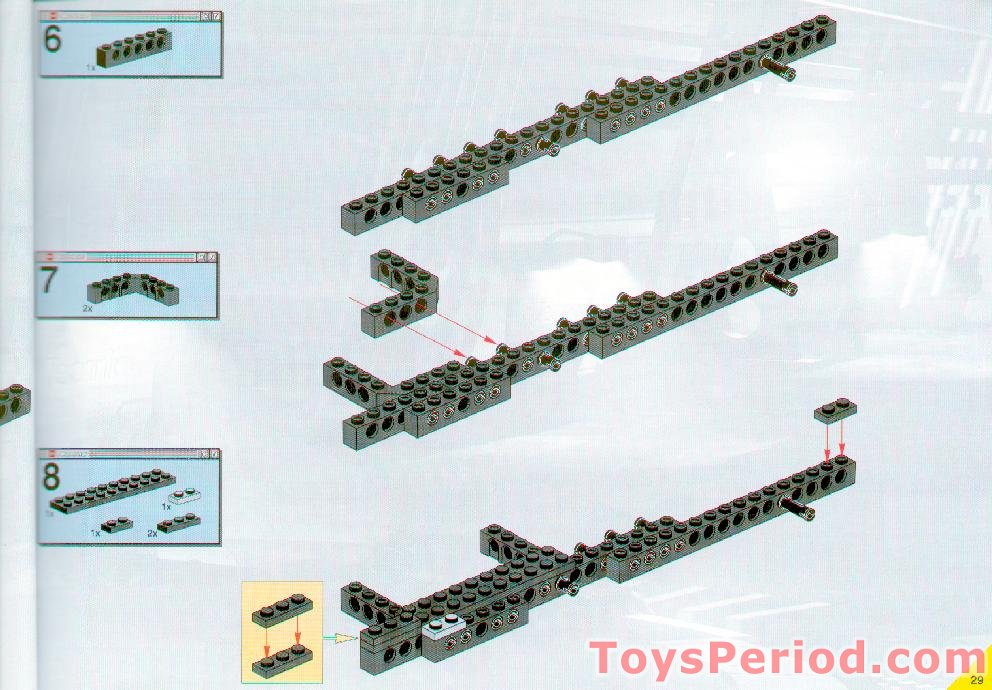 LEGO 8466 4x4 Off Roader Instructions and Parts List
