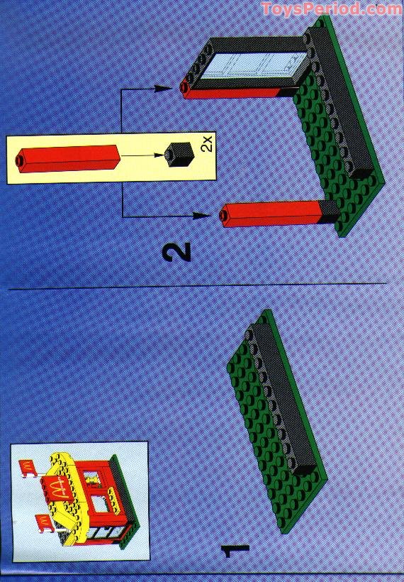 LEGO 3438 McDonald's Promotional Set, LEGO McDonald's Restaurant ...