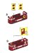 LEGO 4551 Crocodile Locomotive Instructions and Parts List