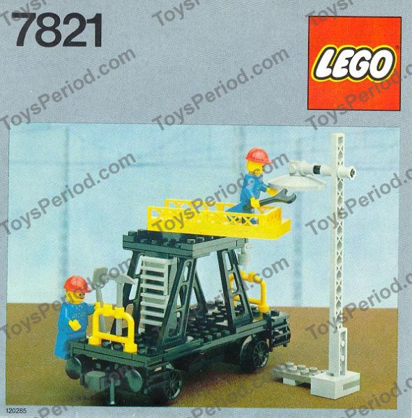 LEGO 7821 Overhead Gantry and Lighting Maintenance Wagon Instructions ...