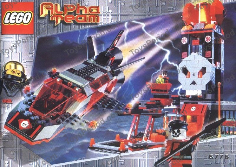 LEGO 6776 Ogel Control Center Instructions and Parts List