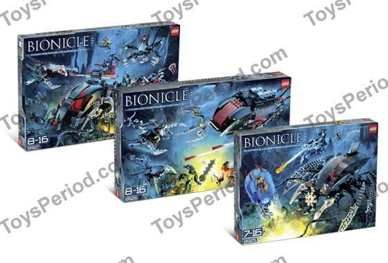 LEGO K8927 Mahri Nui Deepsea Collection Set Parts List