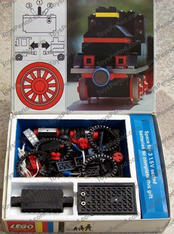 LEGO 122 Loco and Tender Instructions and Parts List