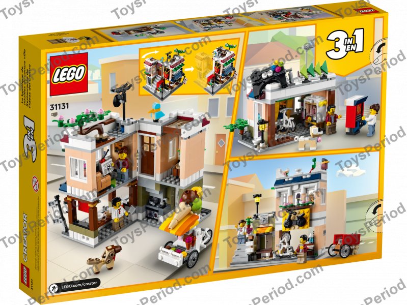 LEGO 31131 Downtown Noodle Shop Set Parts List