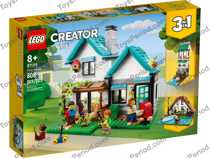 LEGO 31139 Cozy House Set Parts List