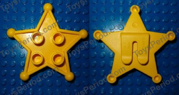 LEGO Sets with Part 31167 Duplo Sheriff Star with Clip (for humans)