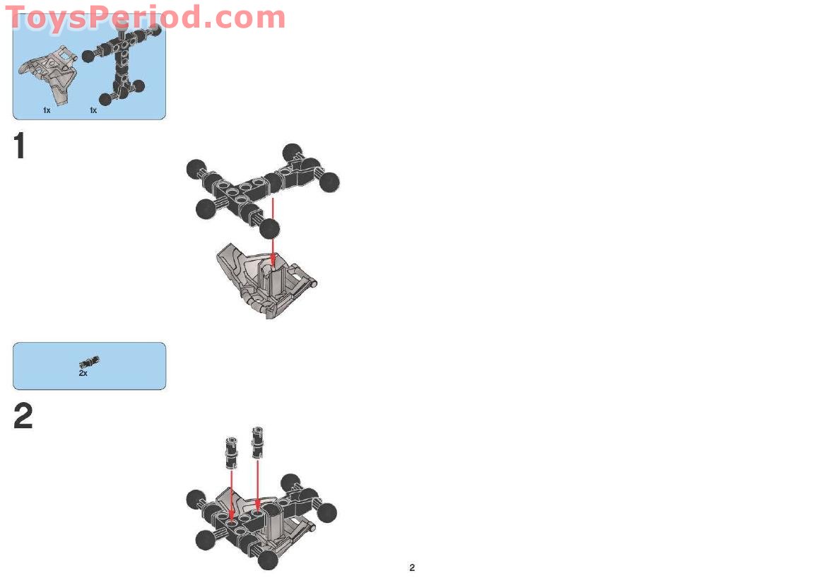 LEGO 6293 Furno Instructions and Parts List