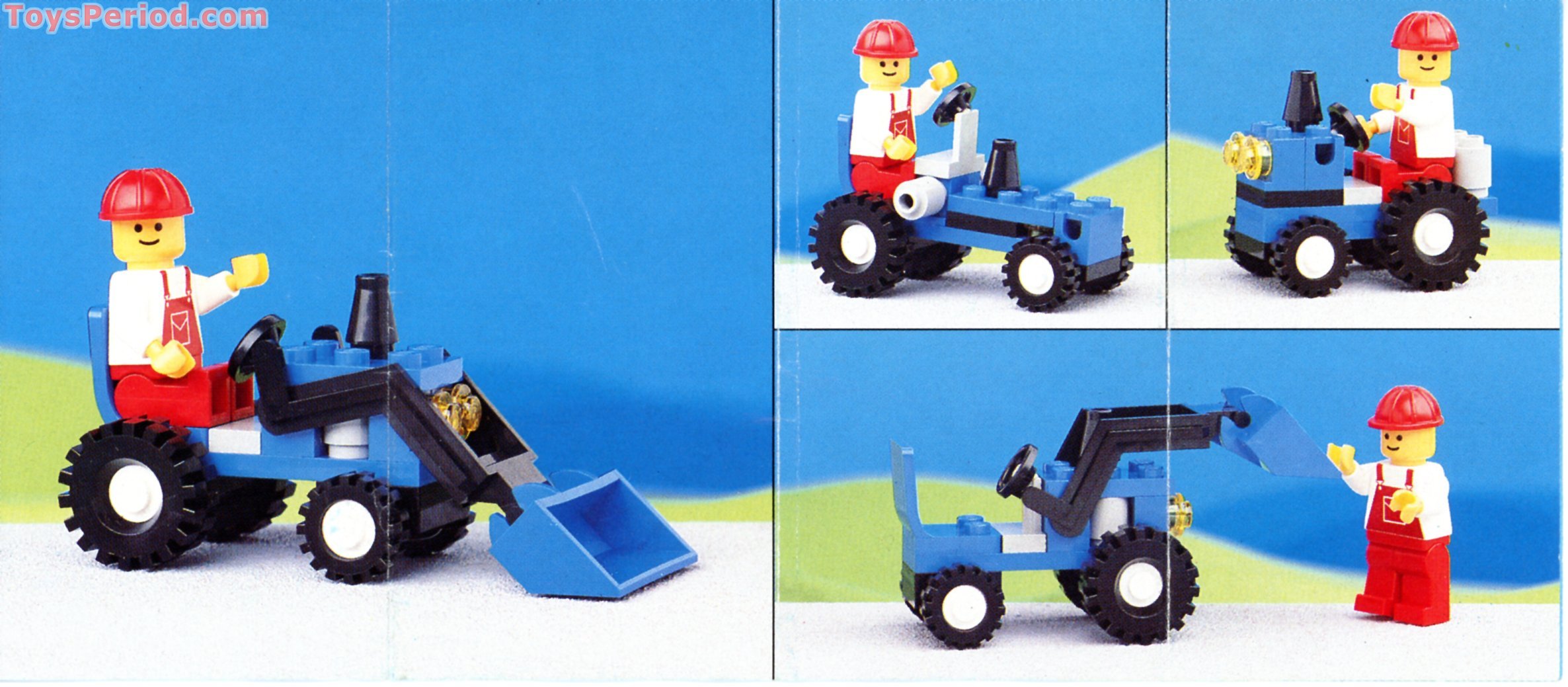 LEGO 6504 Tractor Instructions and Parts List